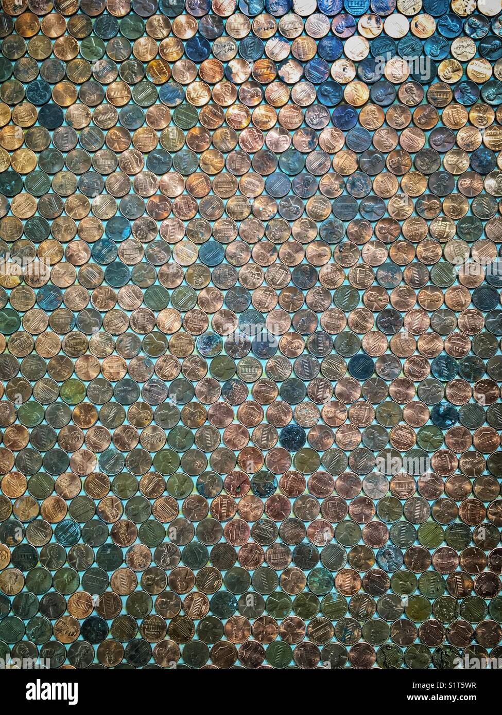 Floor made of coins Stock Photo - Alamy
