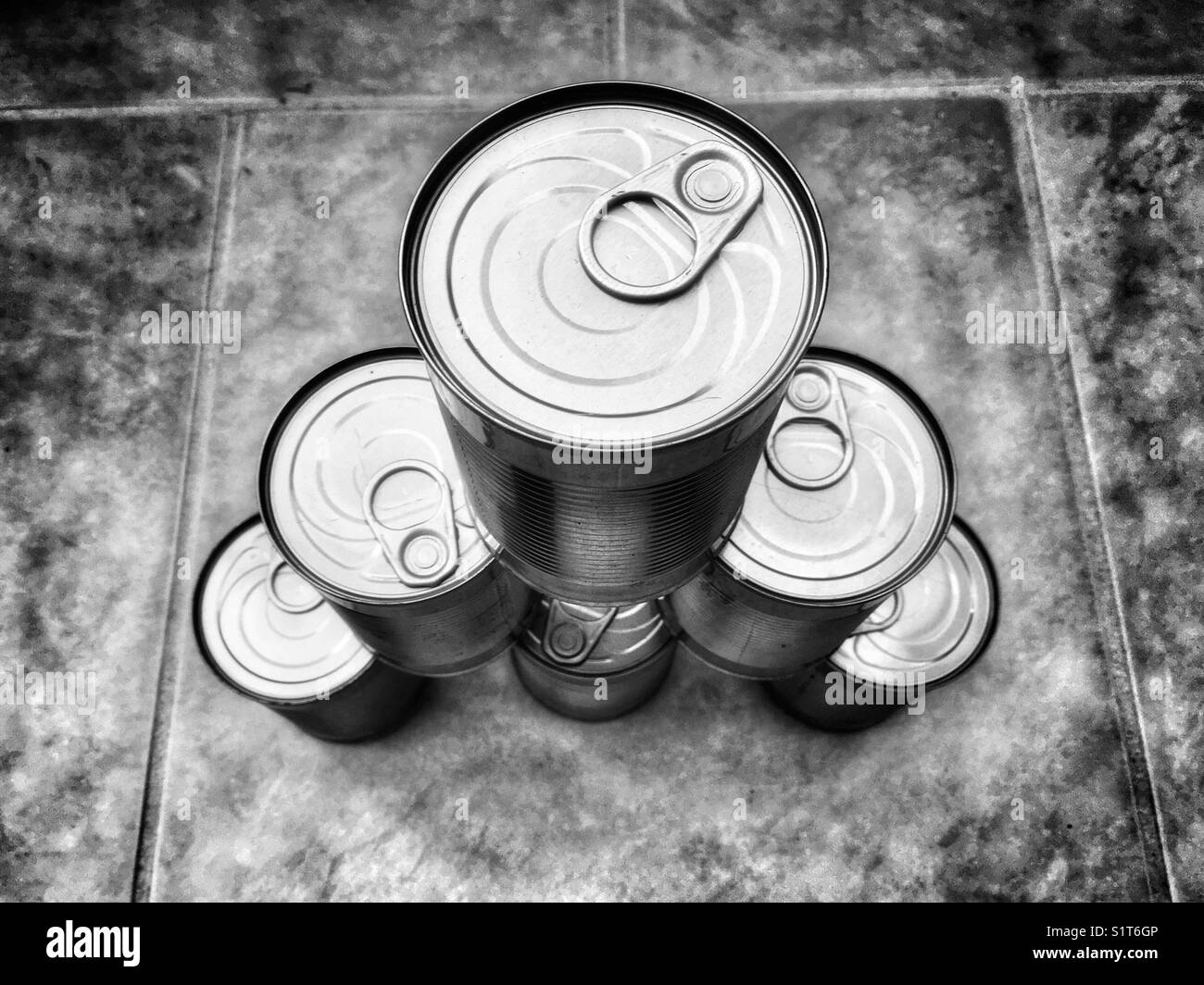 Cans Stacked In A Pyramid High Resolution Stock Photography and Images ...