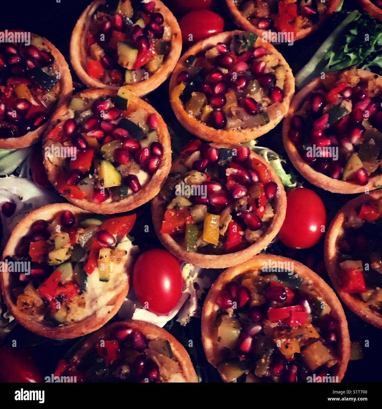 Polish buffet tarts Stock Photo - Alamy