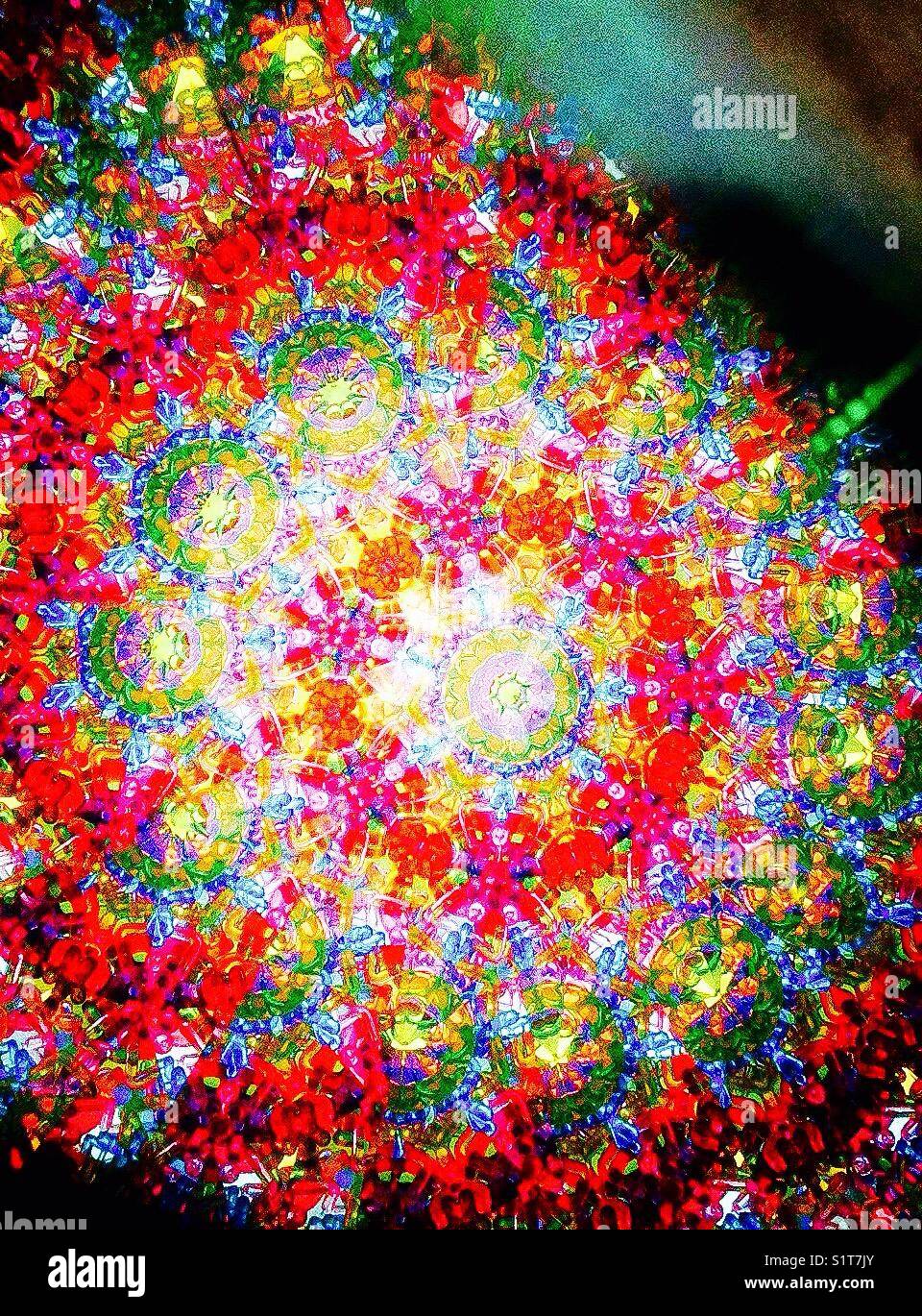 Kaleidoscope fractal hi-res stock photography and images - Alamy