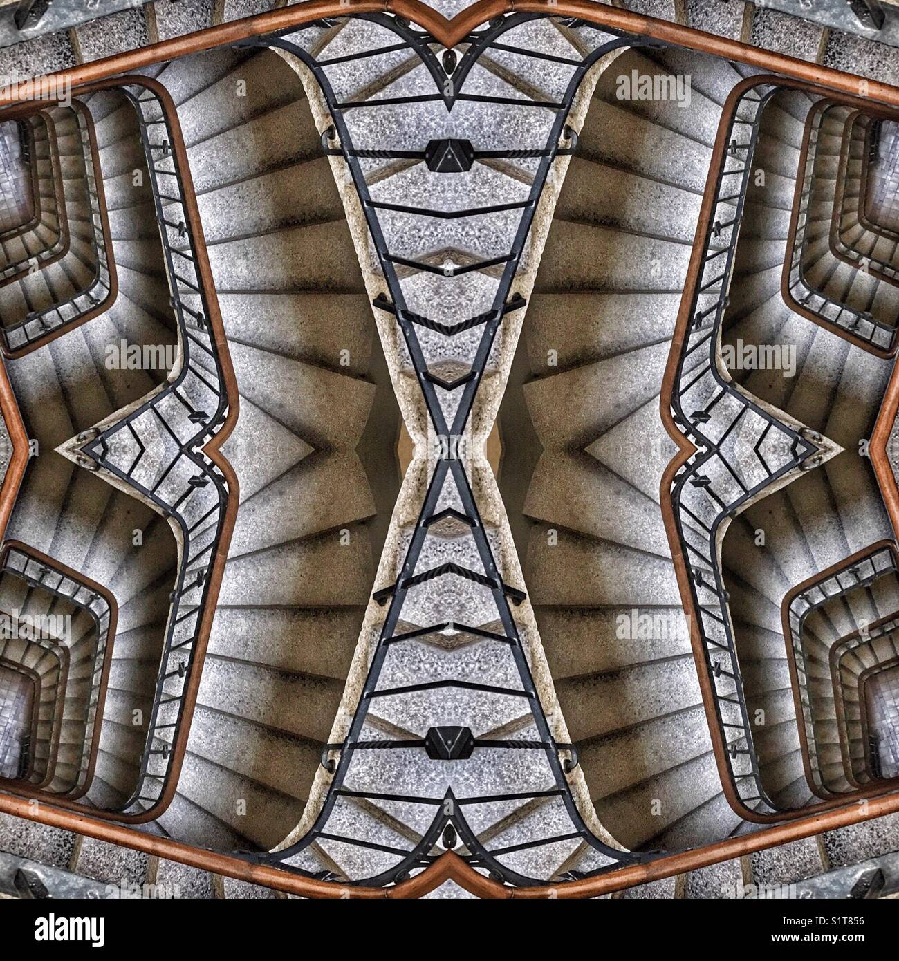 Twin staircase hi-res stock photography and images - Alamy