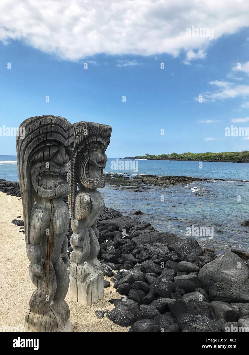 Hawaii puuhonua o honaunau hi-res stock photography and images - Alamy