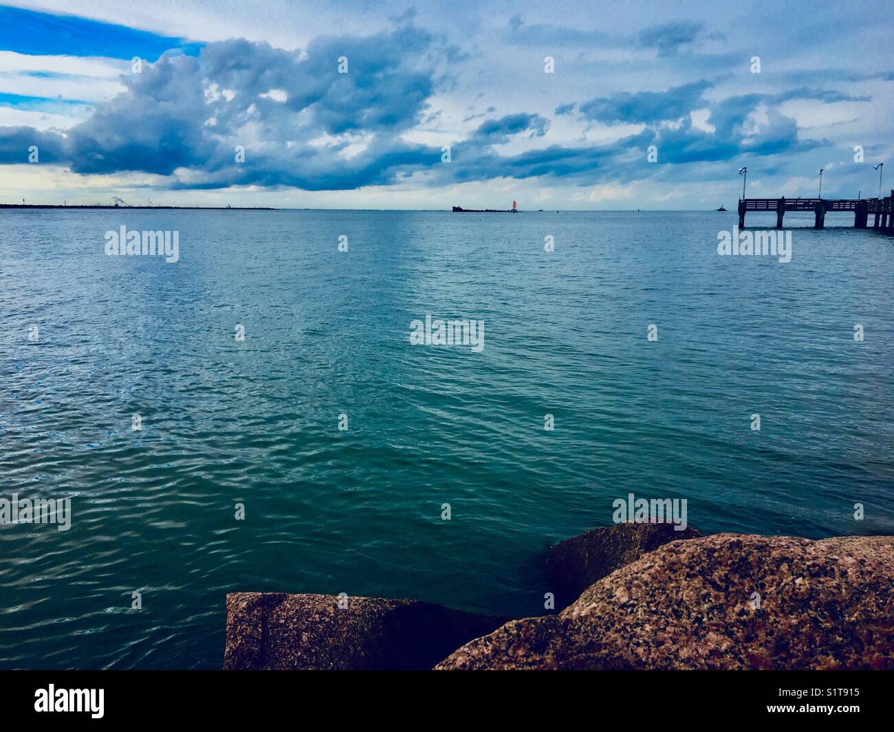 The oceanfront view Stock Photo - Alamy
