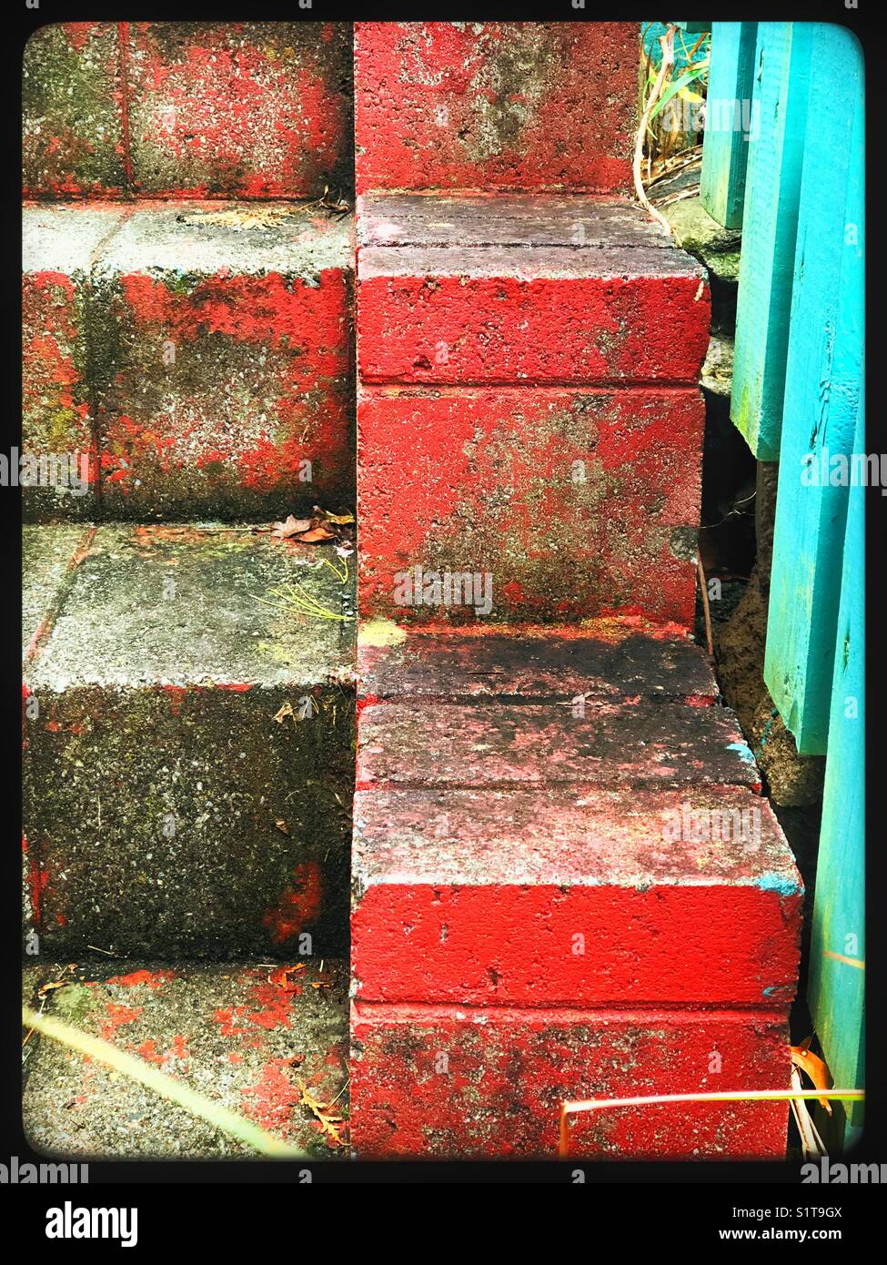Bricks steps hi-res stock photography and images - Alamy