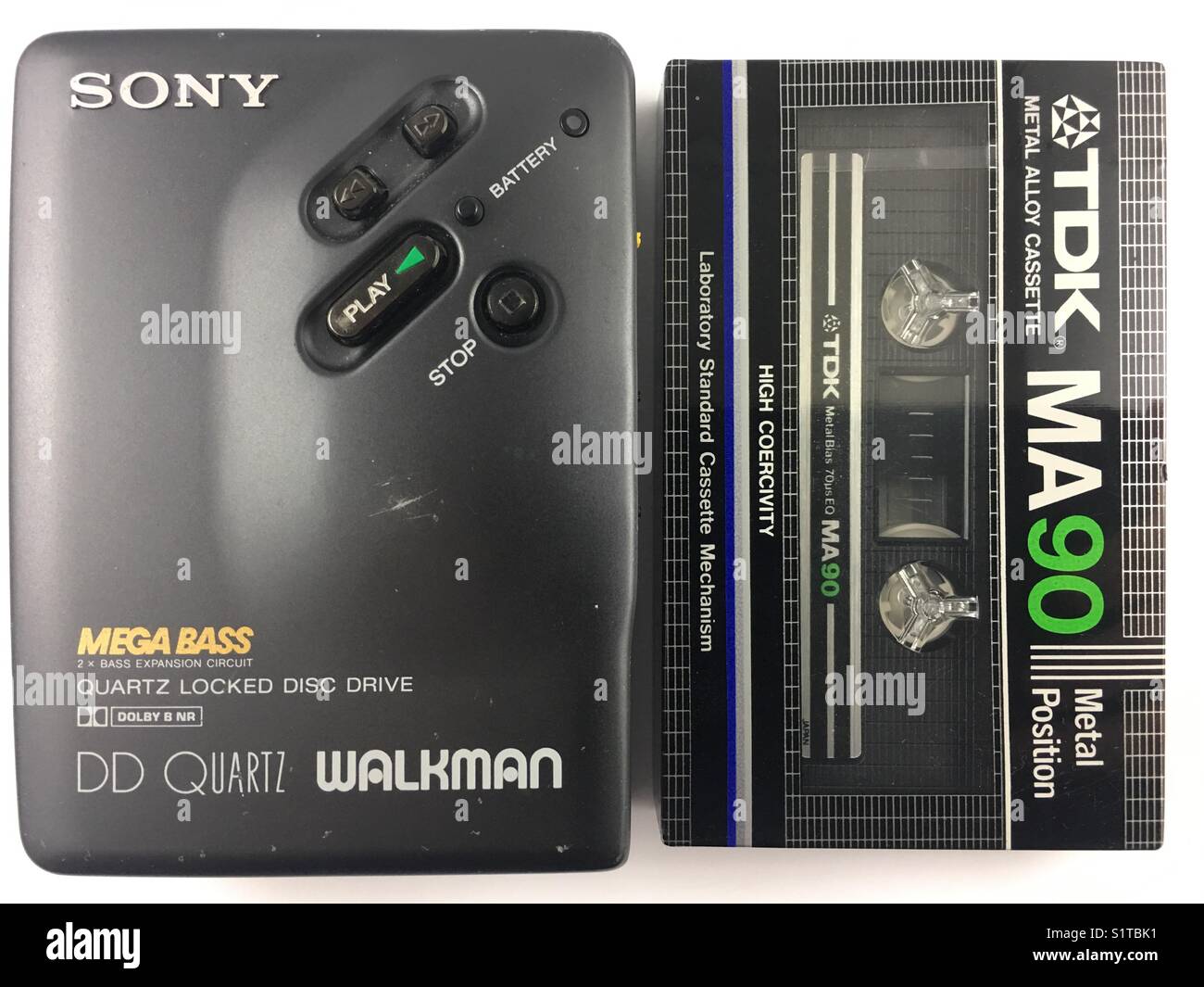 Sony walkman cassette player hi-res stock photography and images - Alamy