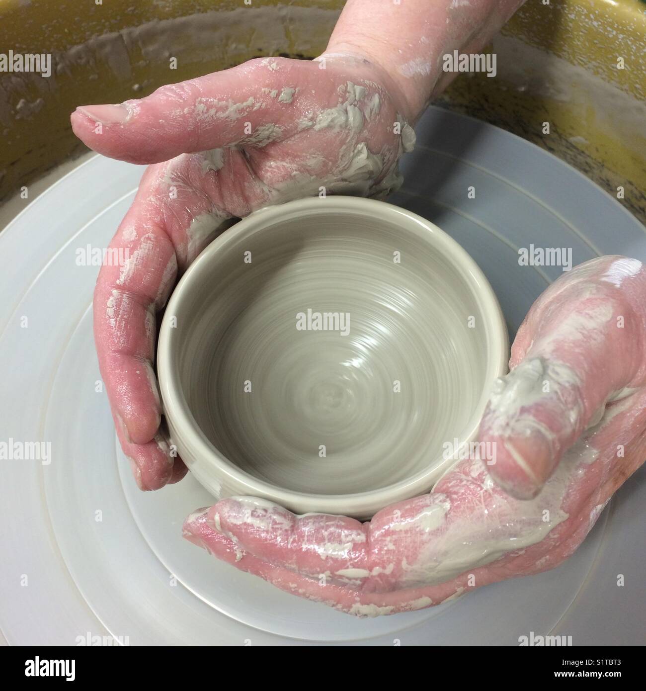 Making a pot Stock Photo - Alamy