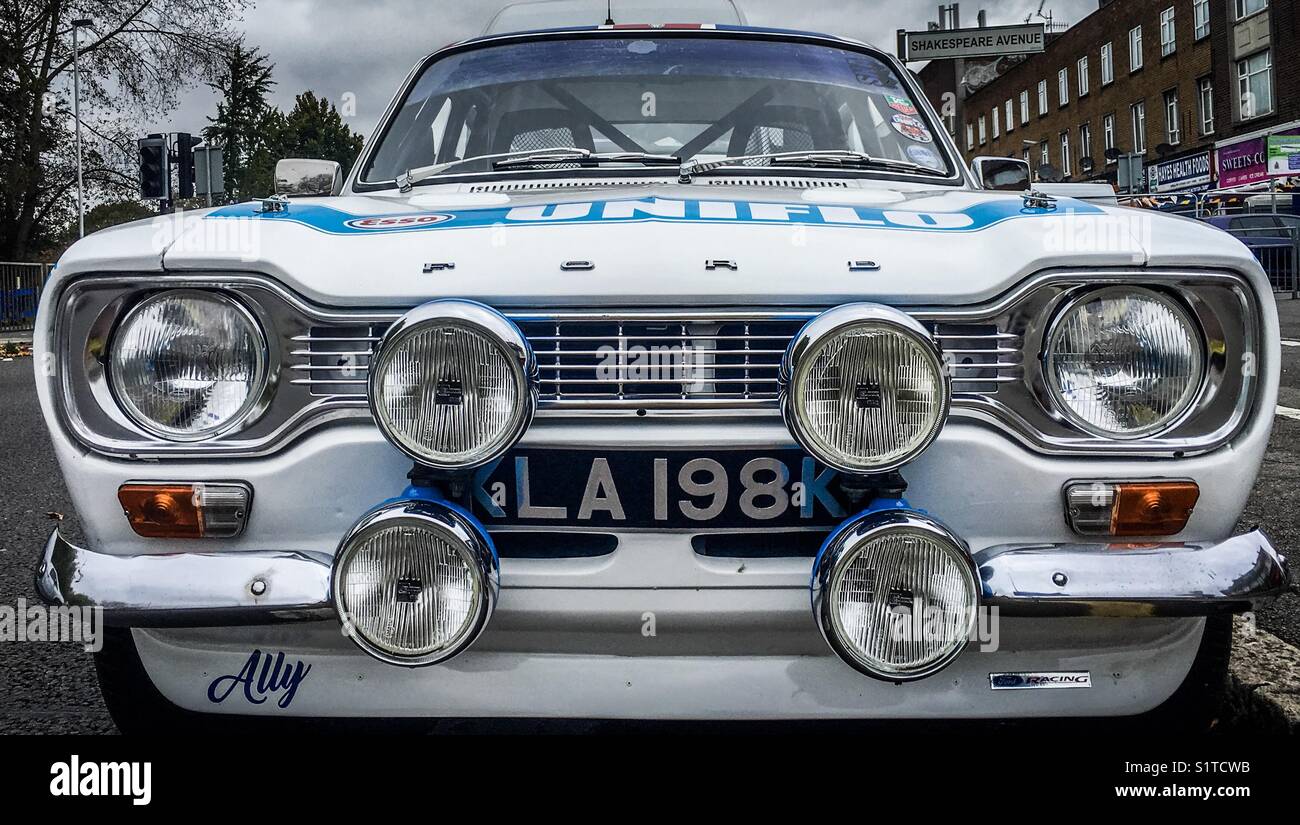 Ford Classic Rally Car Rally Stock Photos & Ford Classic Rally Car ...