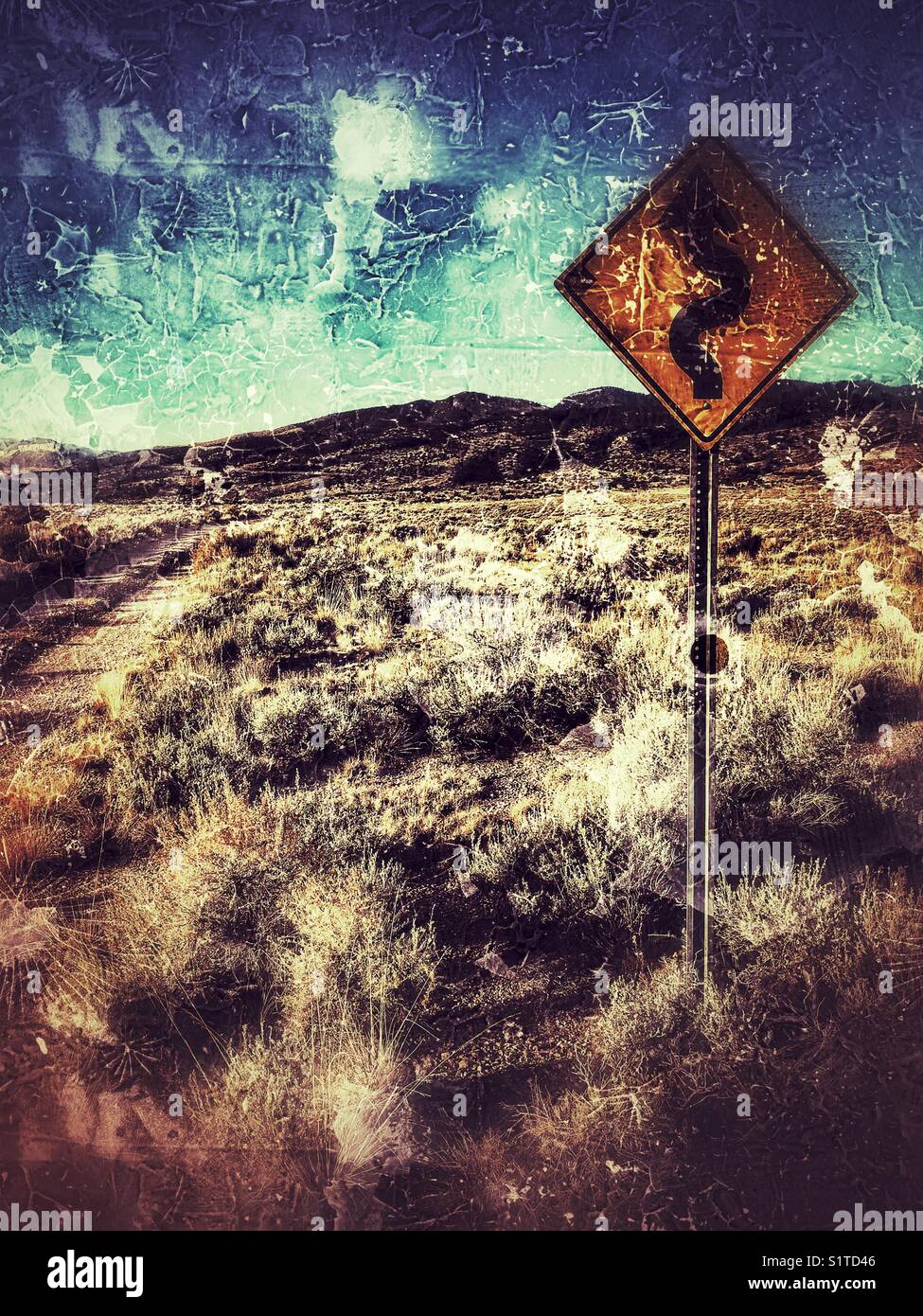 Curvy road sign hi-res stock photography and images - Alamy