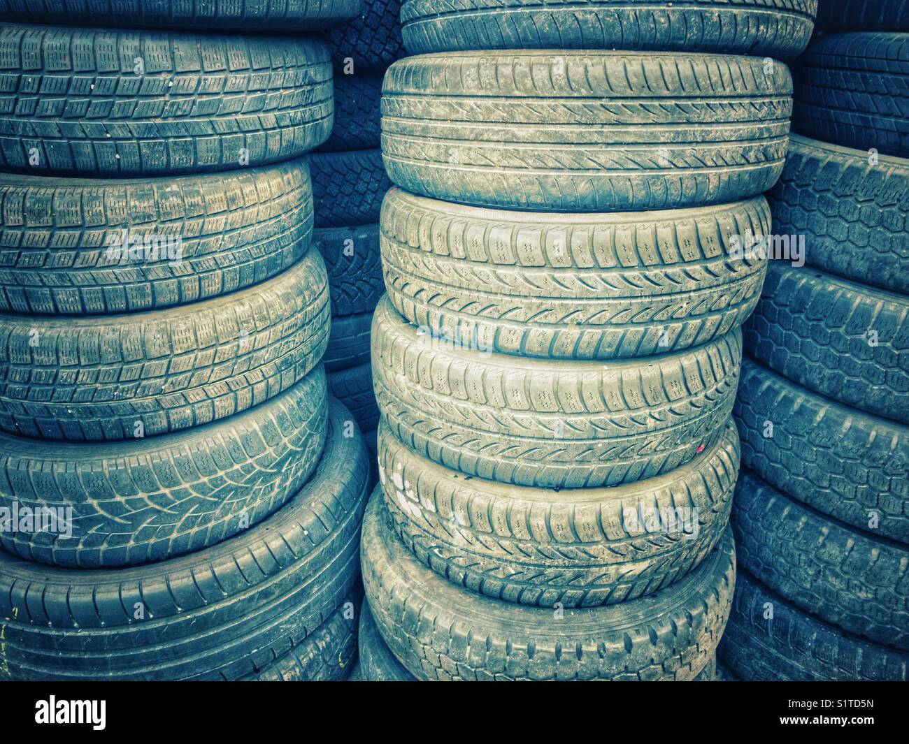 Stock of tires Stock Photo - Alamy