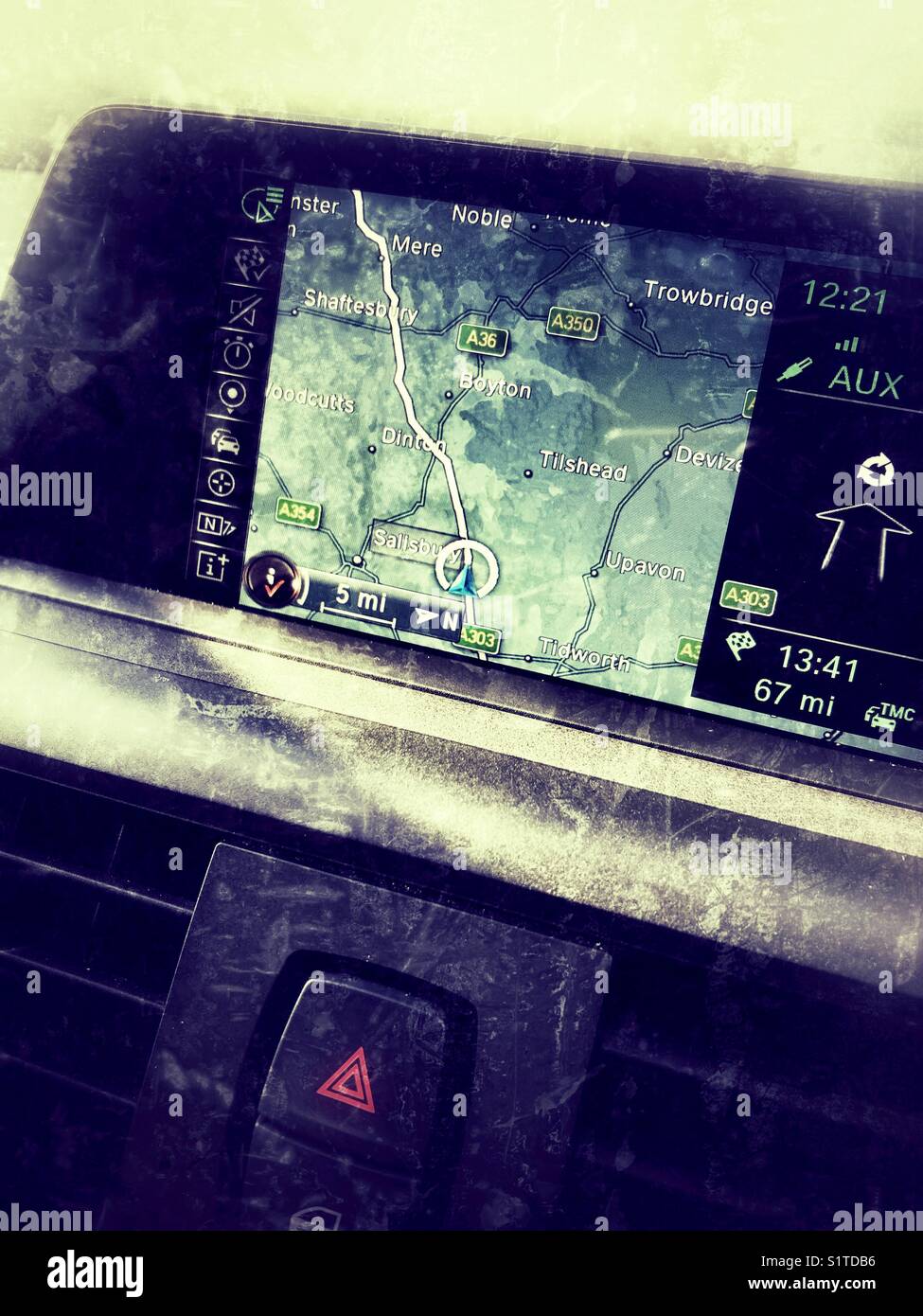 Built in satellite navigation car hi-res stock photography and images ...