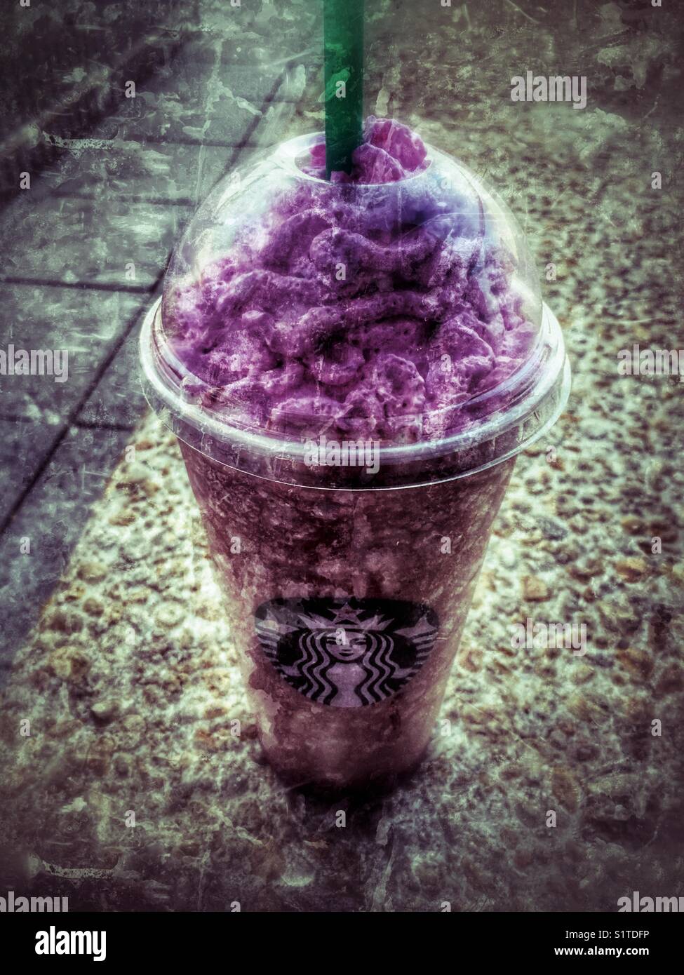 Starbucks zombie Frappuccino Stock Photo - Alamy
