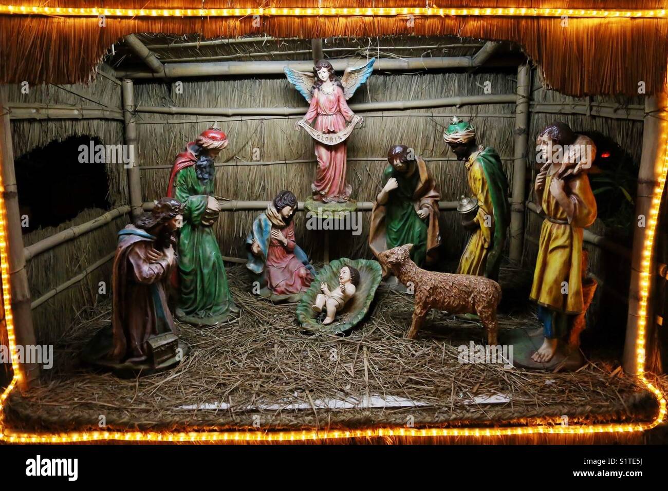 Christmas is about the birth of Jesus Stock Photo - Alamy