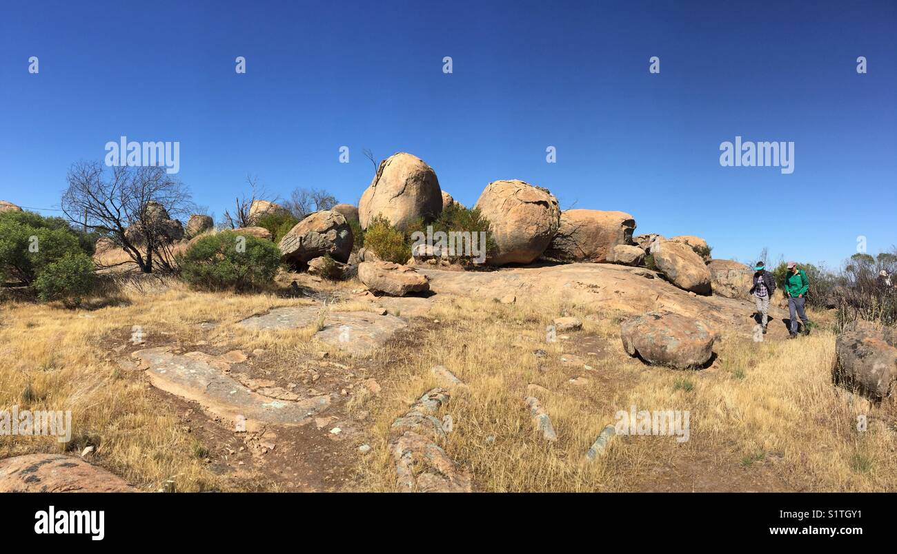 Walking among the Rocks Stock Photo - Alamy