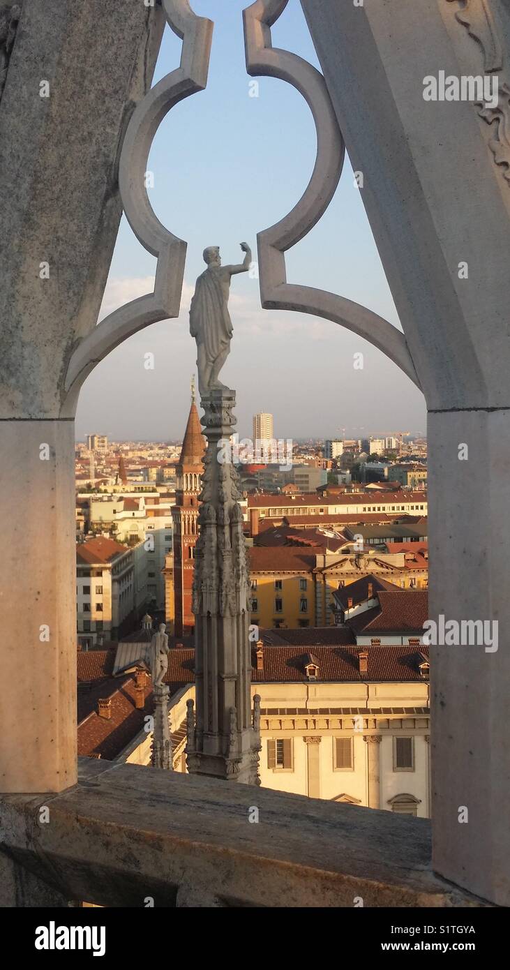 Milan top view hi-res stock photography and images - Alamy