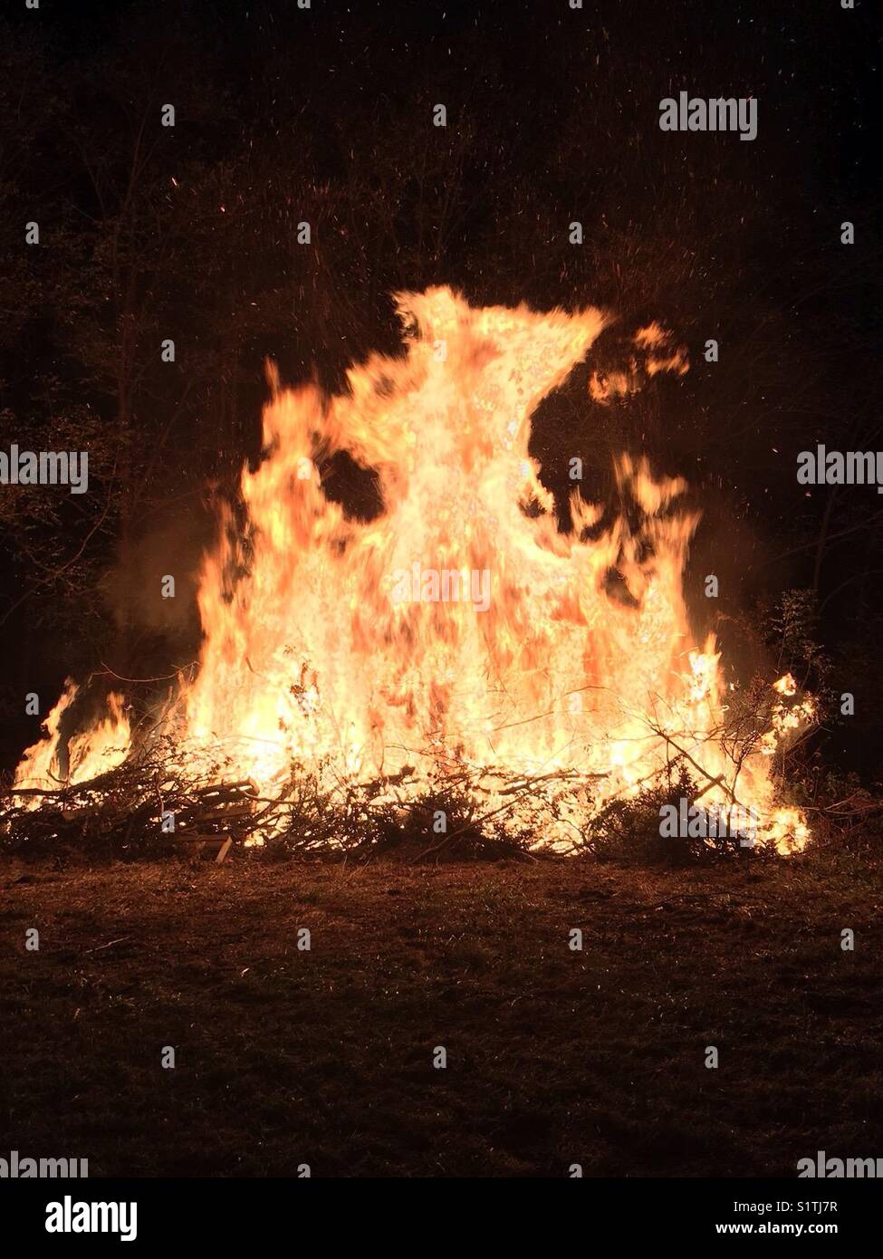 Late fire, nice view Stock Photo - Alamy