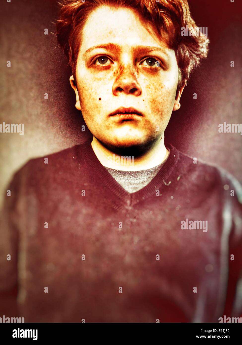 Child headed hi-res stock photography and images - Alamy