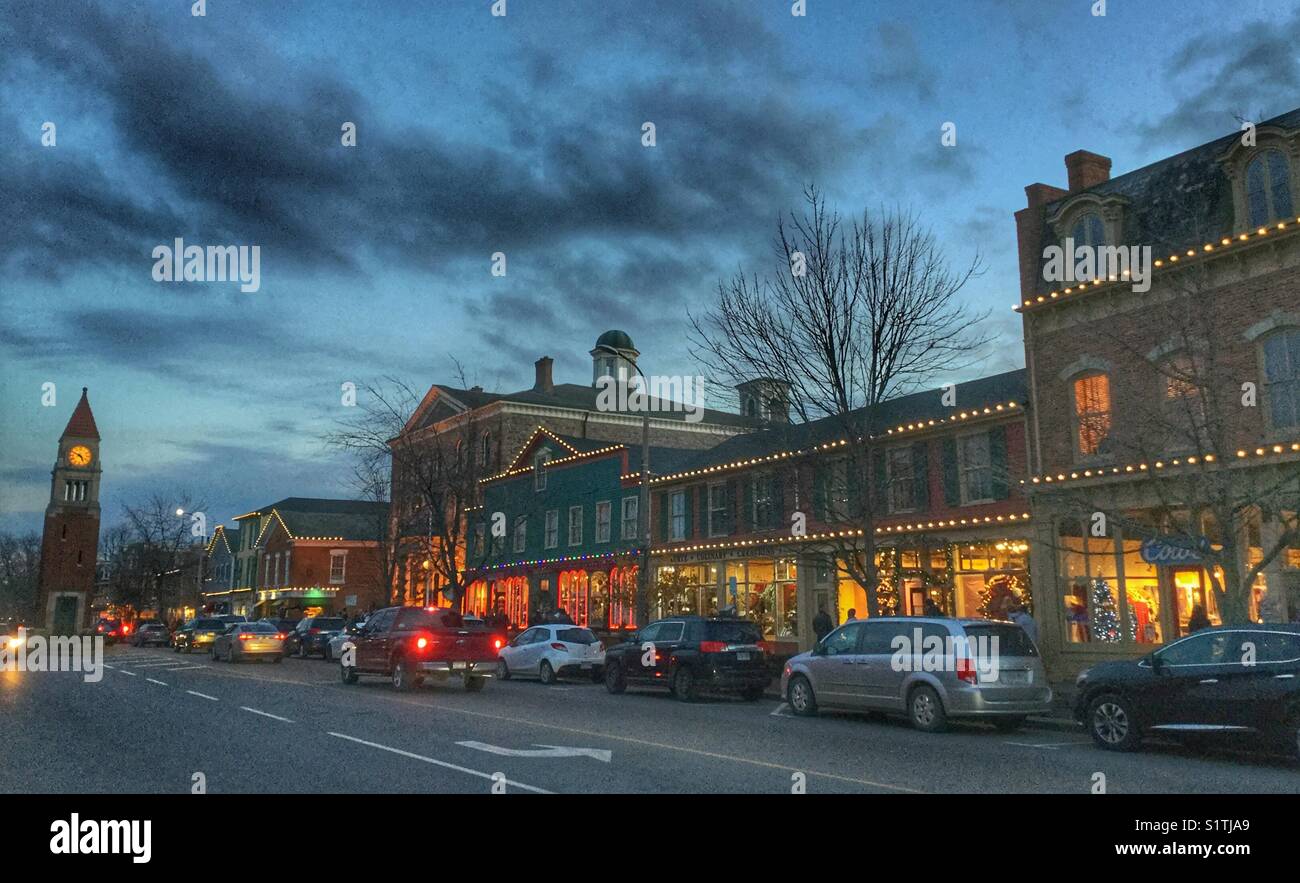 Main Street in Niagara on the Lake, Ontario Stock Photo - Alamy