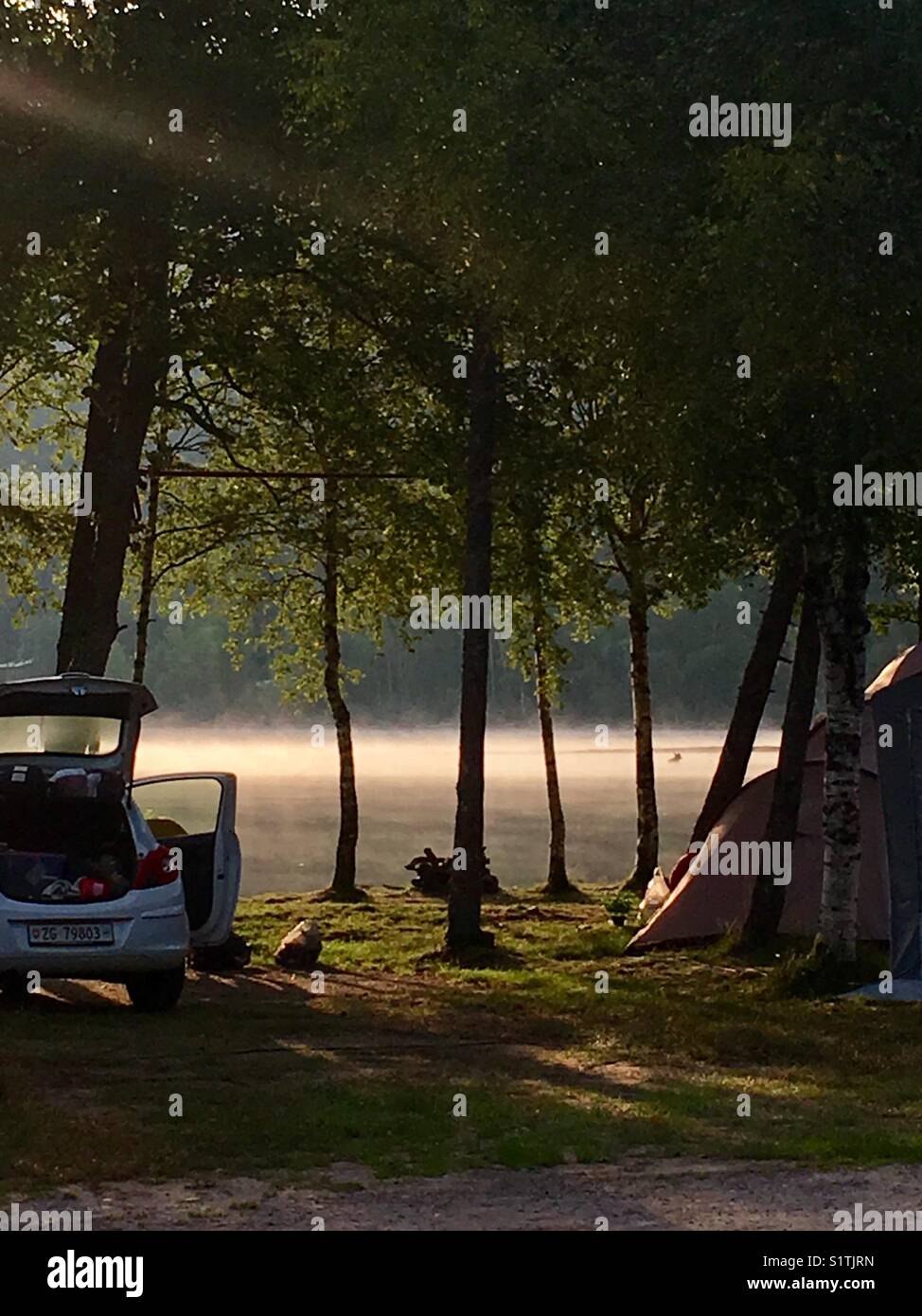 German campsite hi-res stock photography and images - Alamy