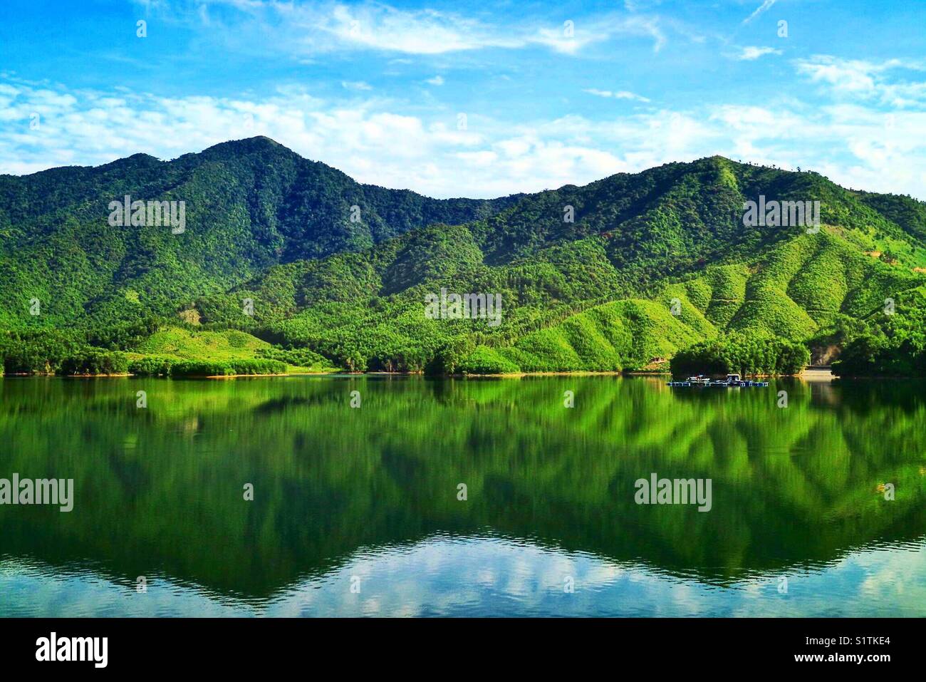 Fabulous view at the lake Stock Photo - Alamy