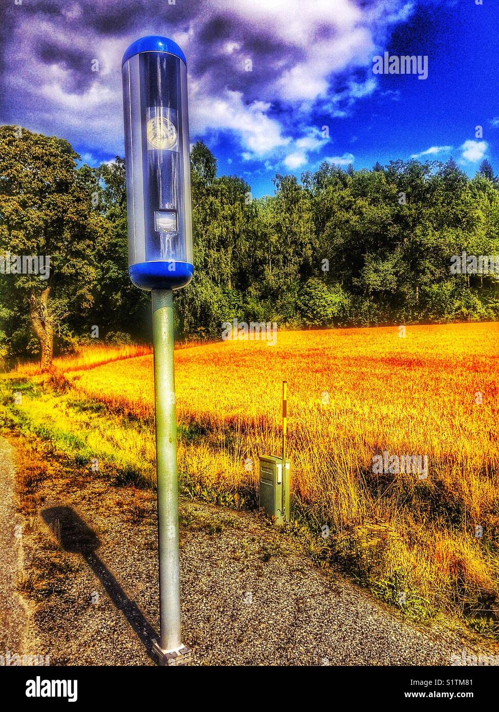 Speed camera, Sweden, Scandinavia Stock Photo - Alamy
