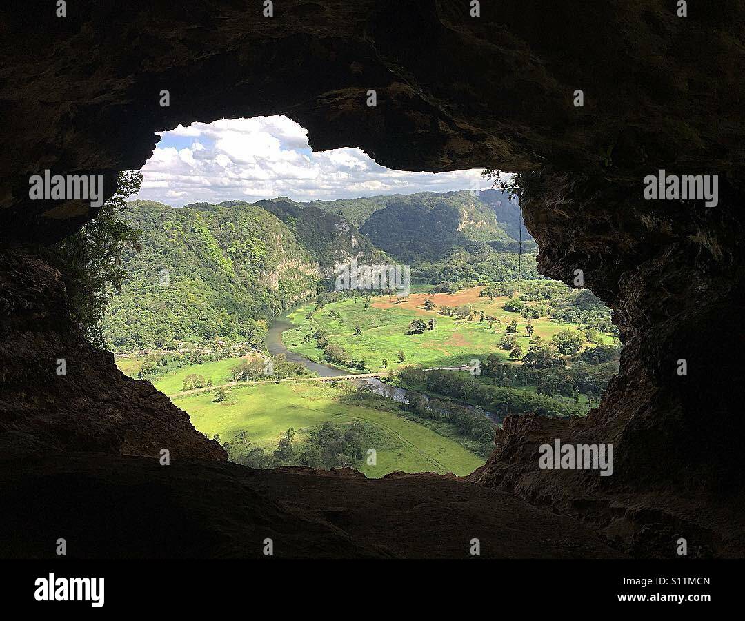 Picture window in Puerto Rico Stock Photo - Alamy