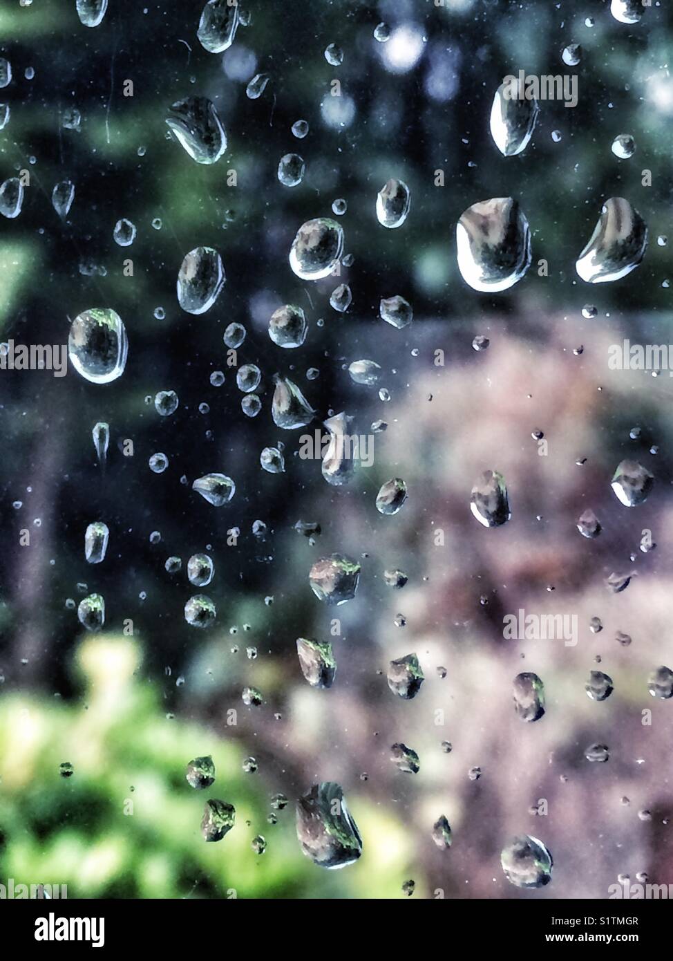 Rain storm raindrops hi-res stock photography and images - Alamy