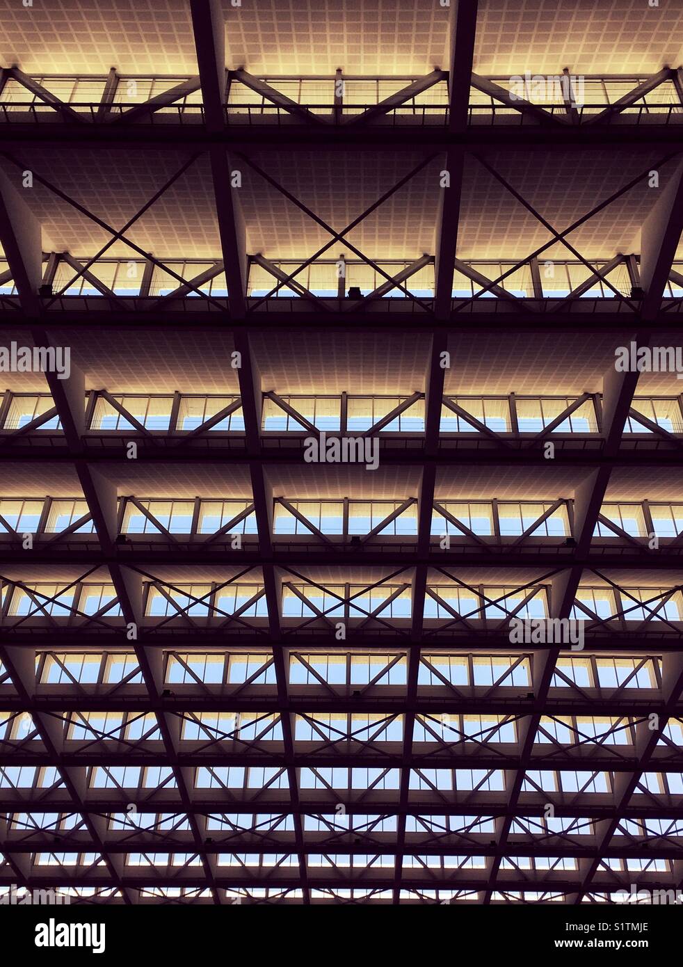 A pattern of building roof Stock Photo - Alamy