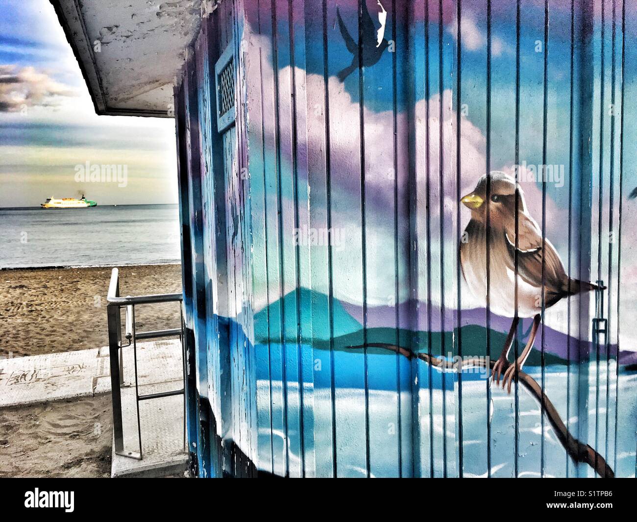 On beach in san hi-res stock photography and images - Alamy