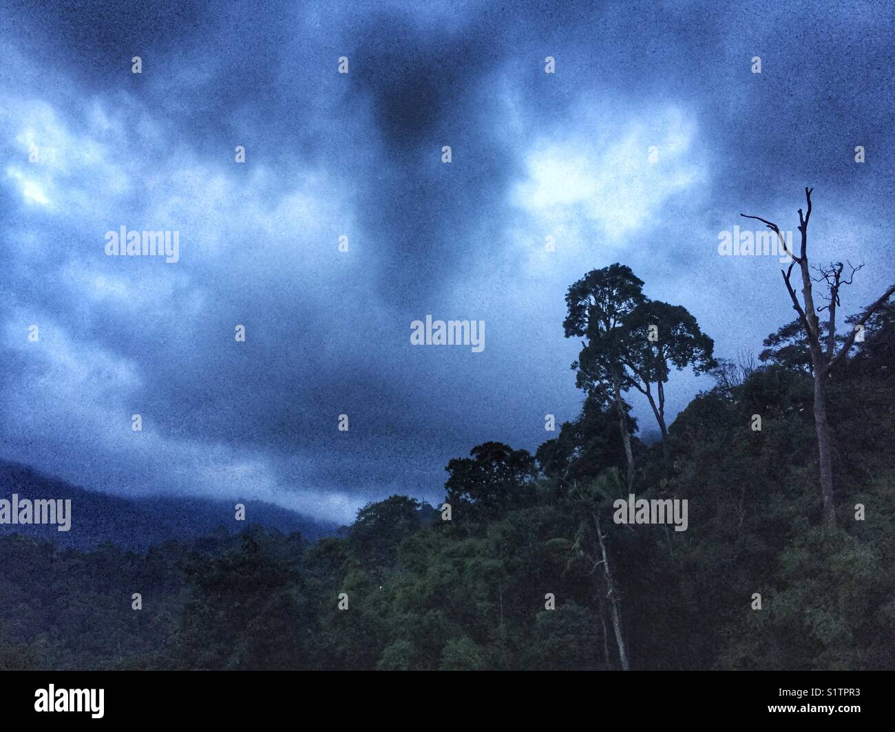 The blue hour Stock Photo - Alamy