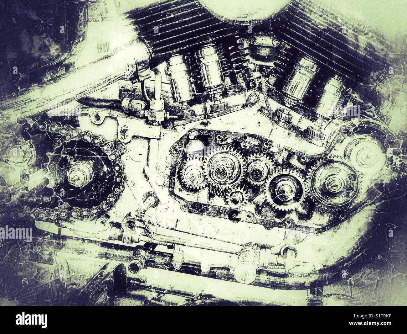 Engine timing gears hi-res stock photography and images - Alamy