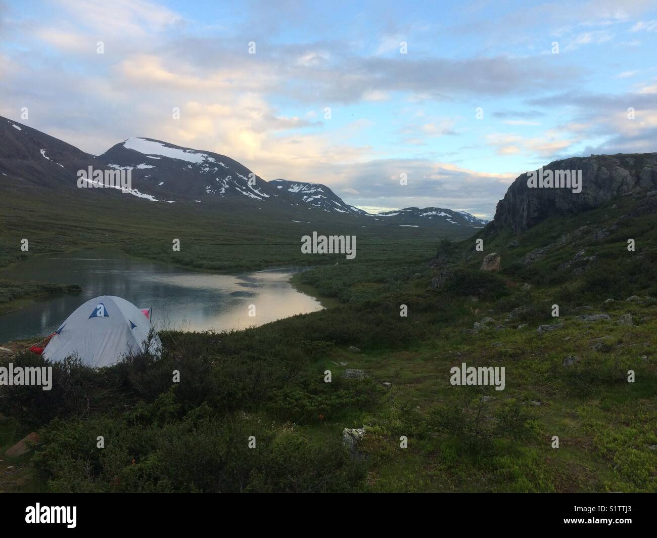Best camping spot ever! Stock Photo - Alamy