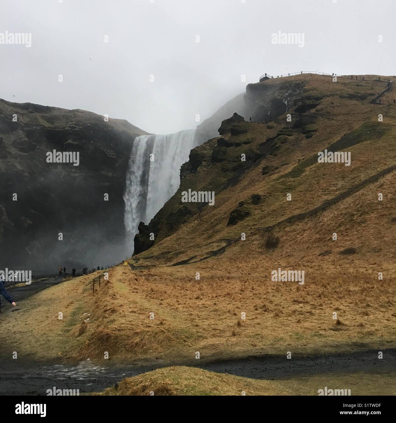 Skogafoss hike hi-res stock photography and images - Alamy
