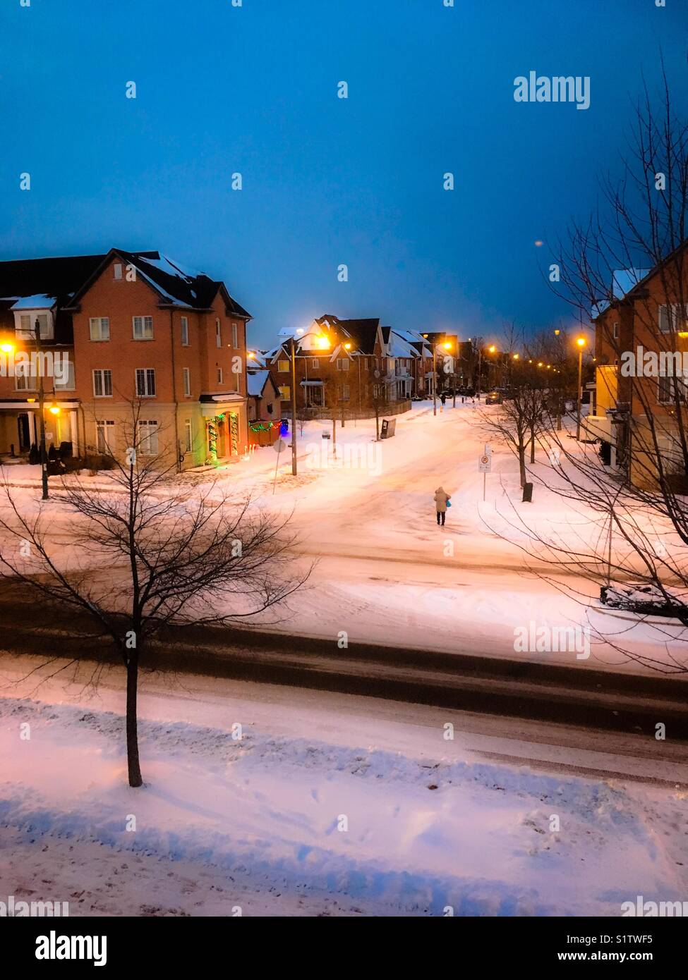 After the snowfall Stock Photo - Alamy