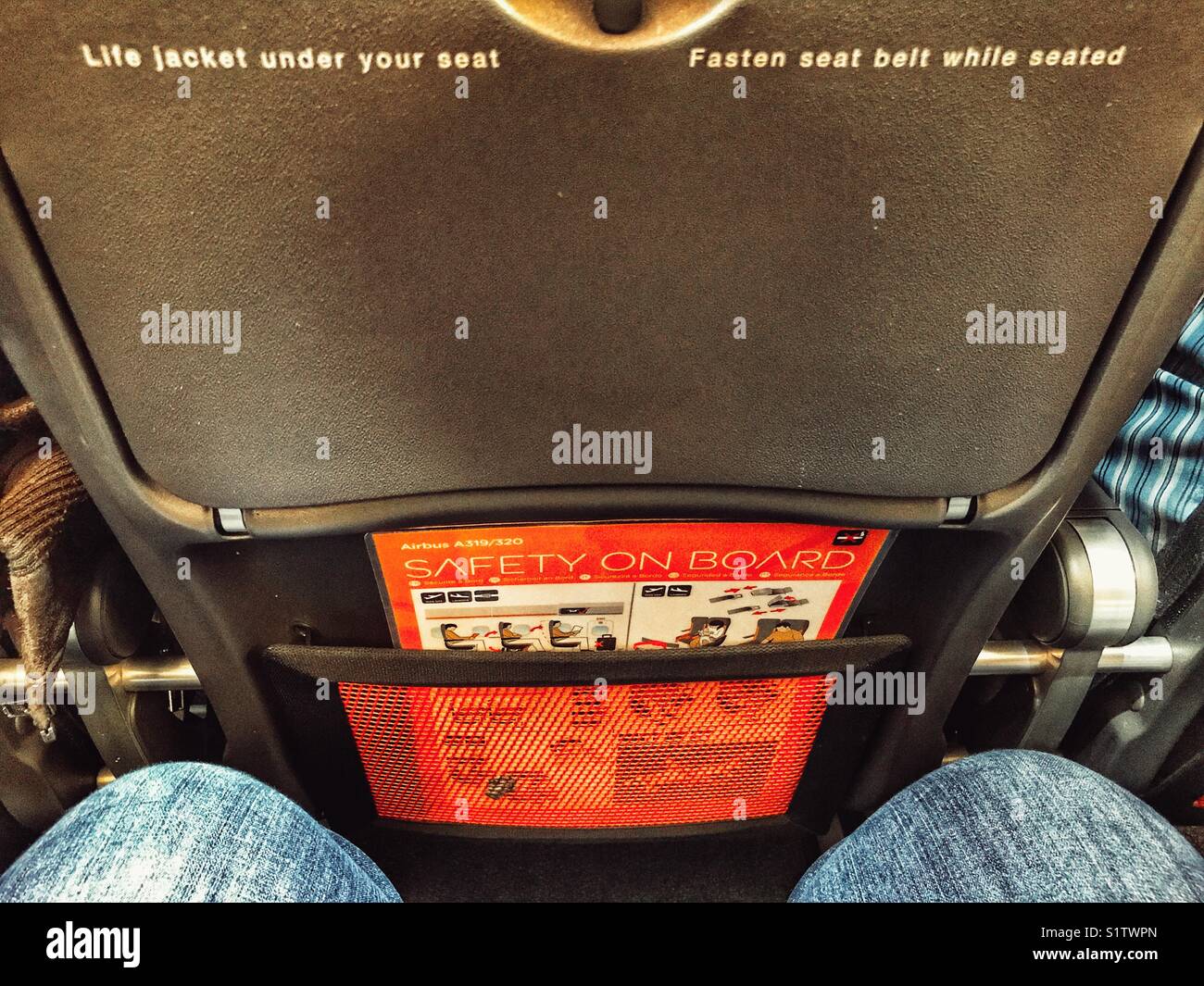 Aircraft safety instruction card hi-res stock photography and images ...