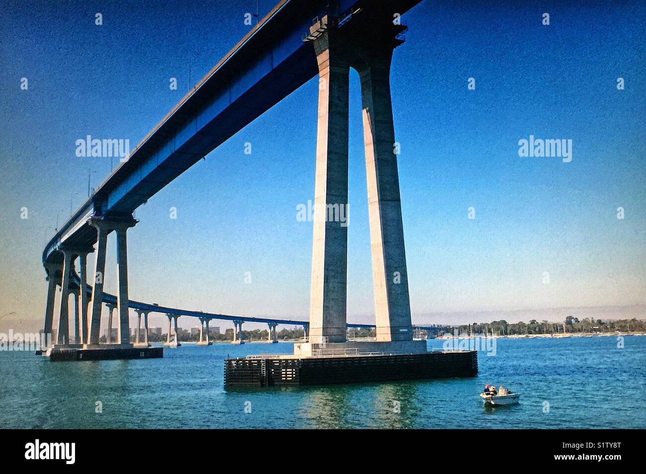 San Diego bridge, San Diego–Coronado Bridge Stock Photo - Alamy