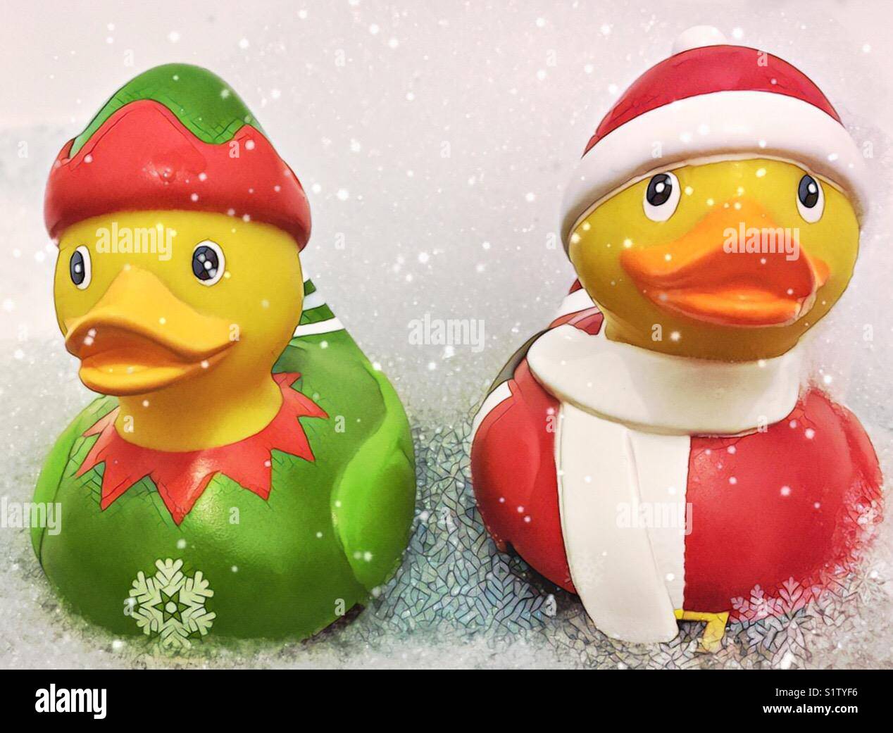 Santa toy duck hi-res stock photography and images - Alamy