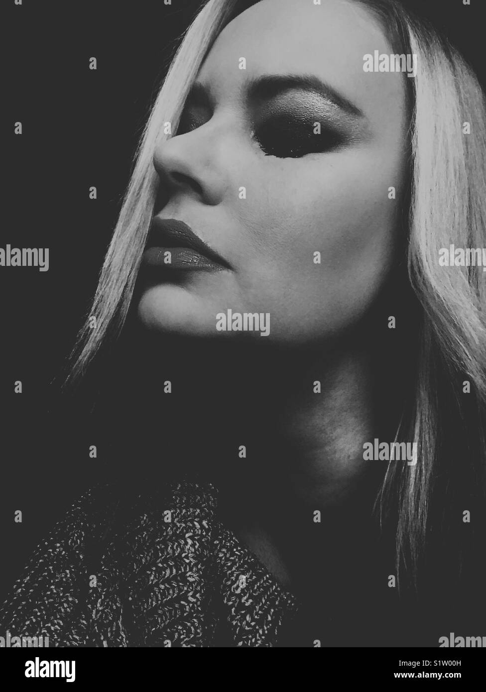 Longing woman Black and White Stock Photos & Images - Alamy