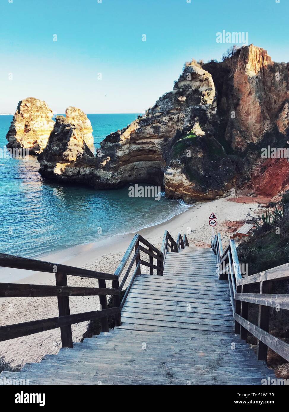 Stairs into the water hi-res stock photography and images - Alamy
