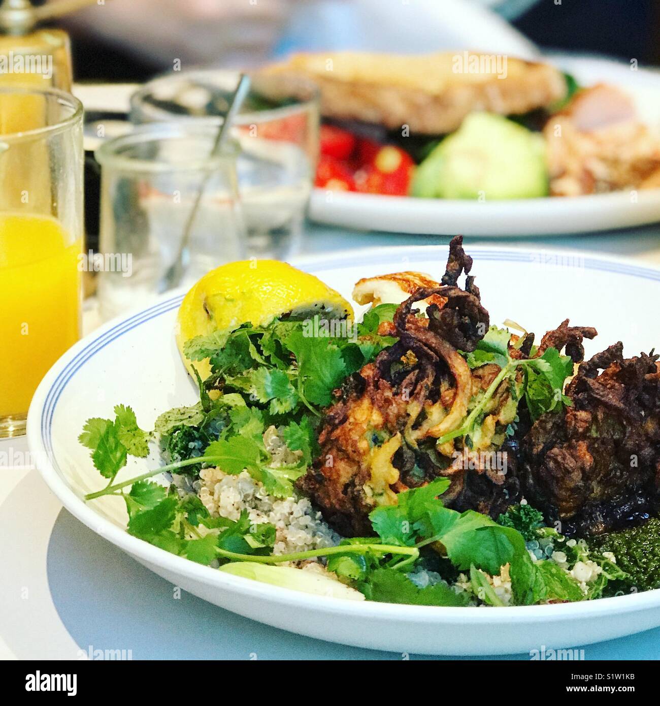 Healthy food cafe hi-res stock photography and images - Alamy