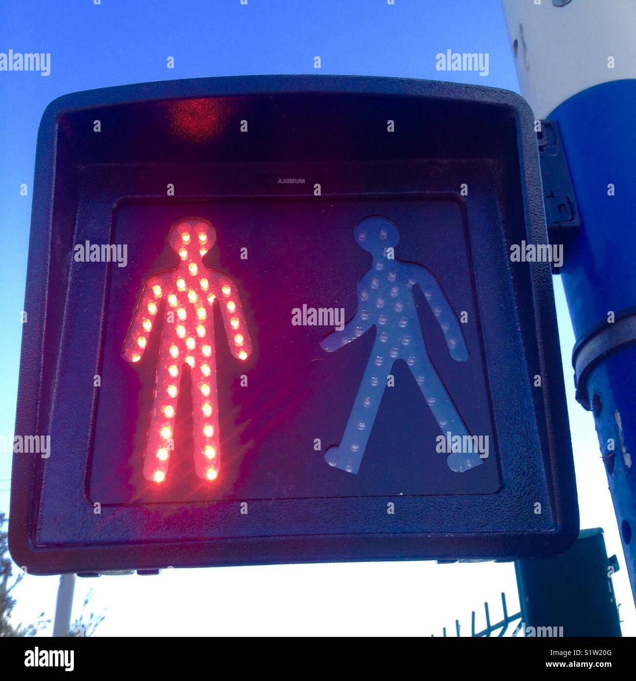 Pedestrian crossing lights Stock Photo - Alamy