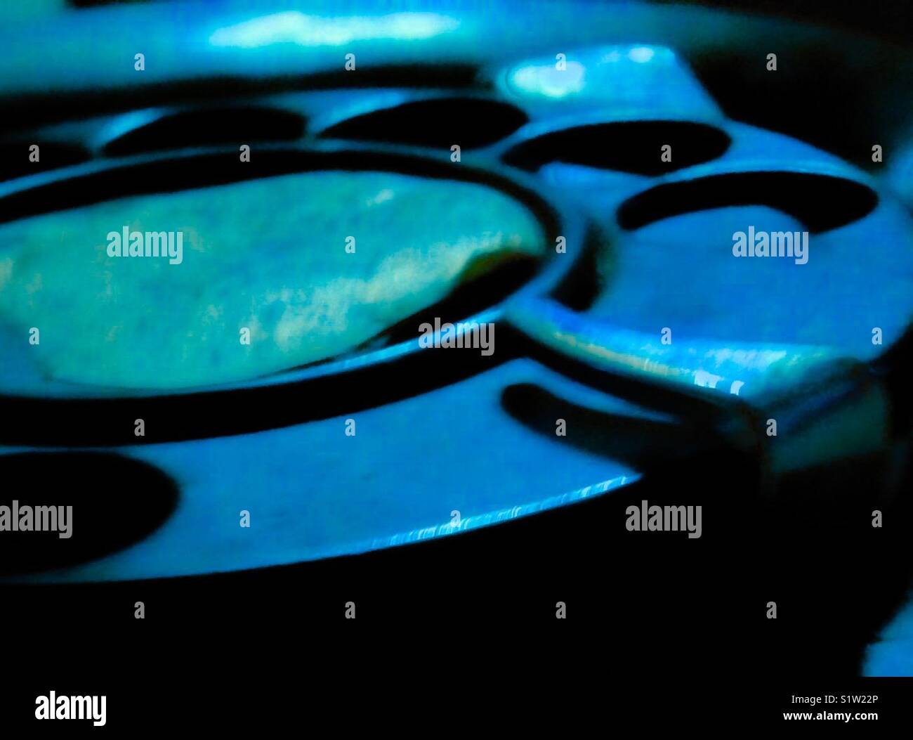 Closeup of metal rotary dial on antique telephone Stock Photo - Alamy