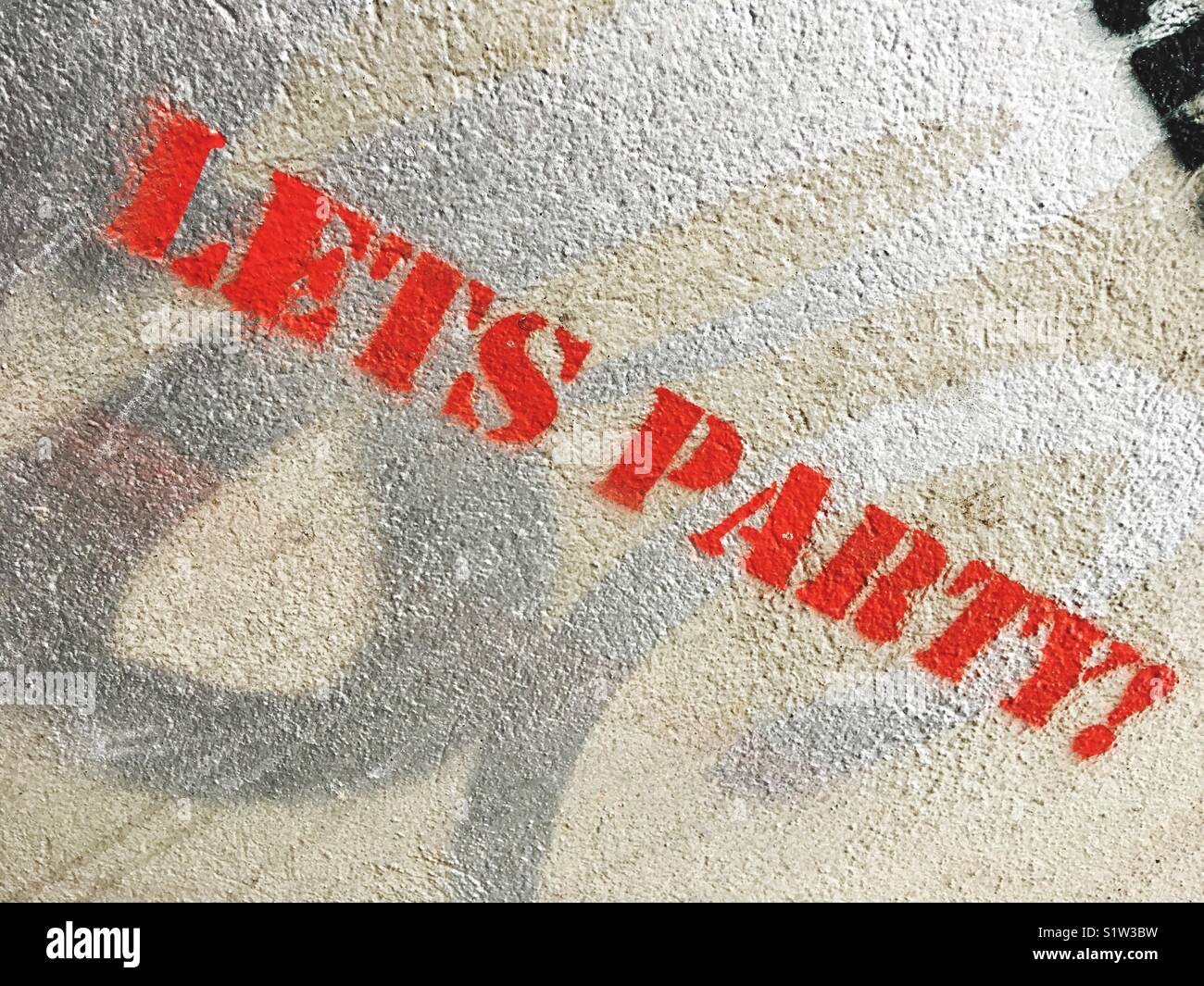 Party word hi-res stock photography and images - Alamy