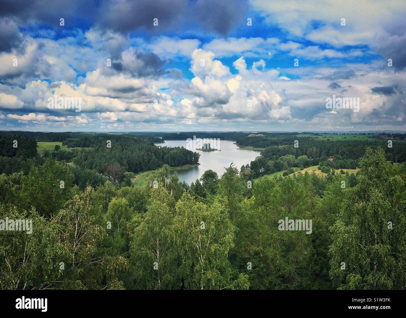 Masuria and lake and aerial hi-res stock photography and images - Alamy
