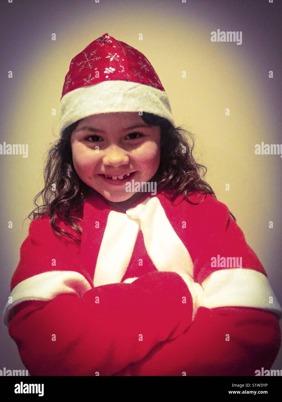 Santa girls hi-res stock photography and images - Alamy