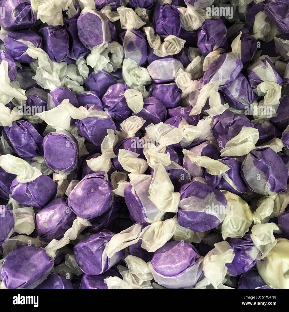 Saltwater taffy candy Stock Photo - Alamy