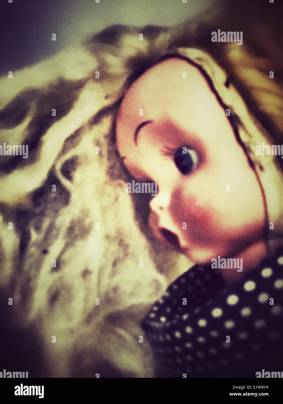 Scary doll face hi-res stock photography and images - Alamy