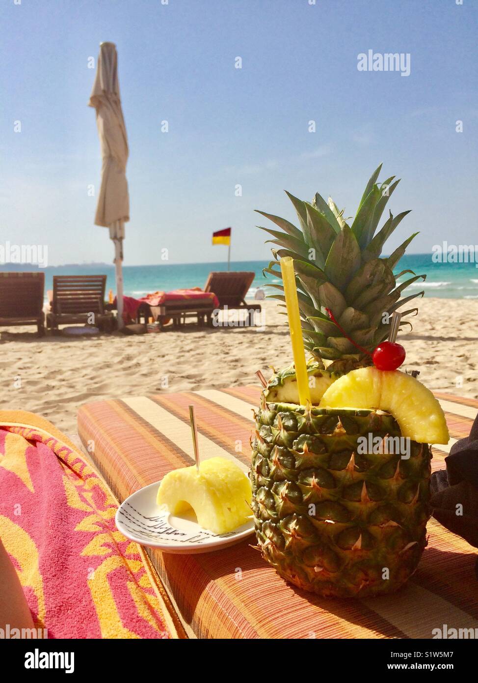 Beach Pineapple High Resolution Stock Photography and Images - Alamy