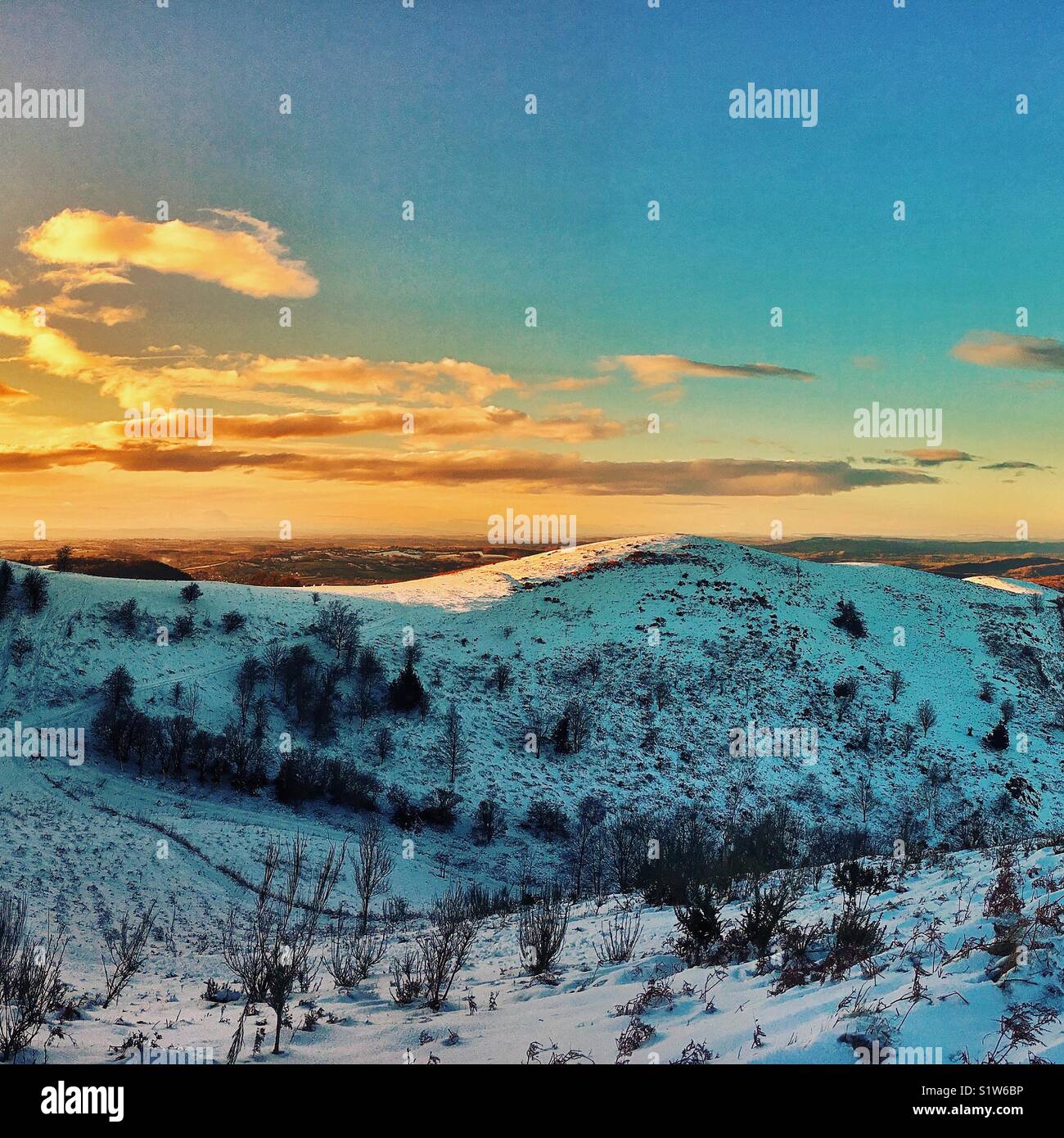 Malvern hills winter hi-res stock photography and images - Alamy