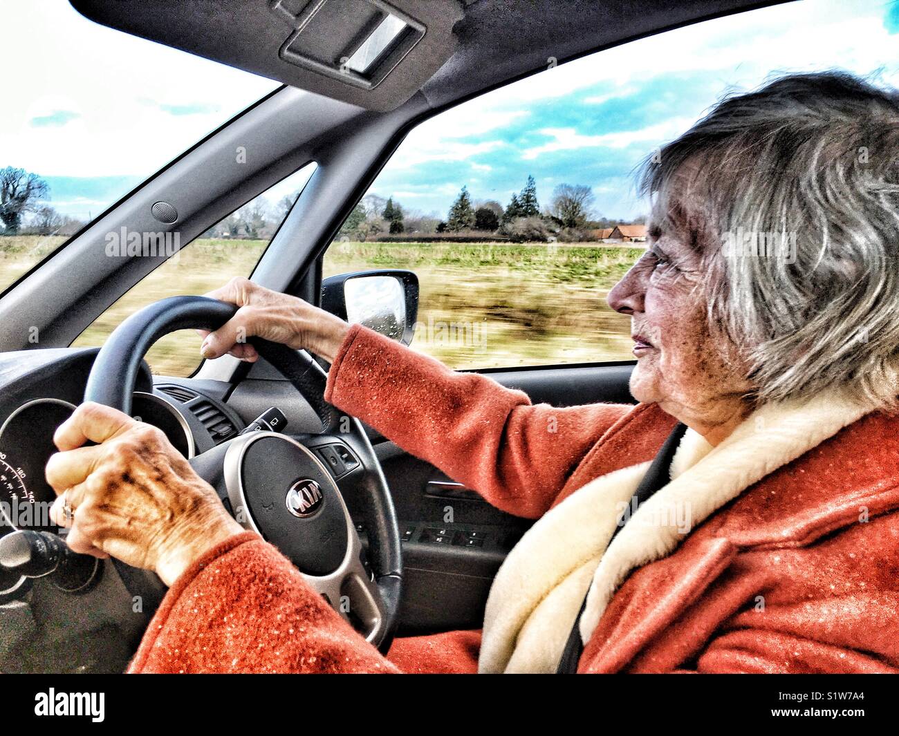 86 year old woman hi-res stock photography and images - Alamy