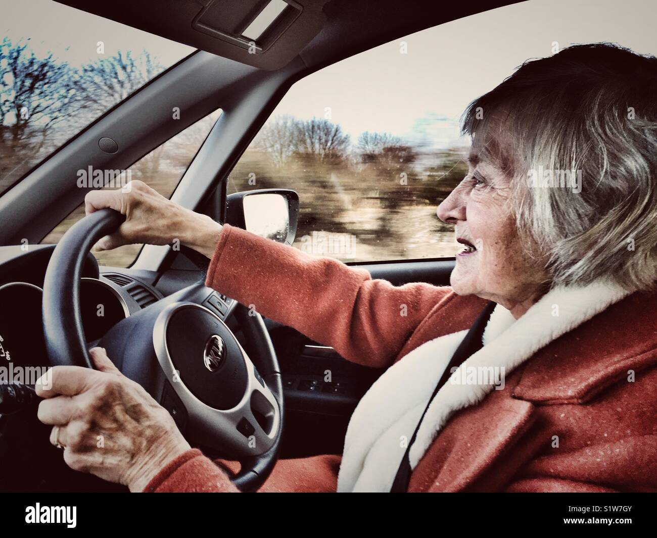 Elderly driver hi-res stock photography and images - Alamy